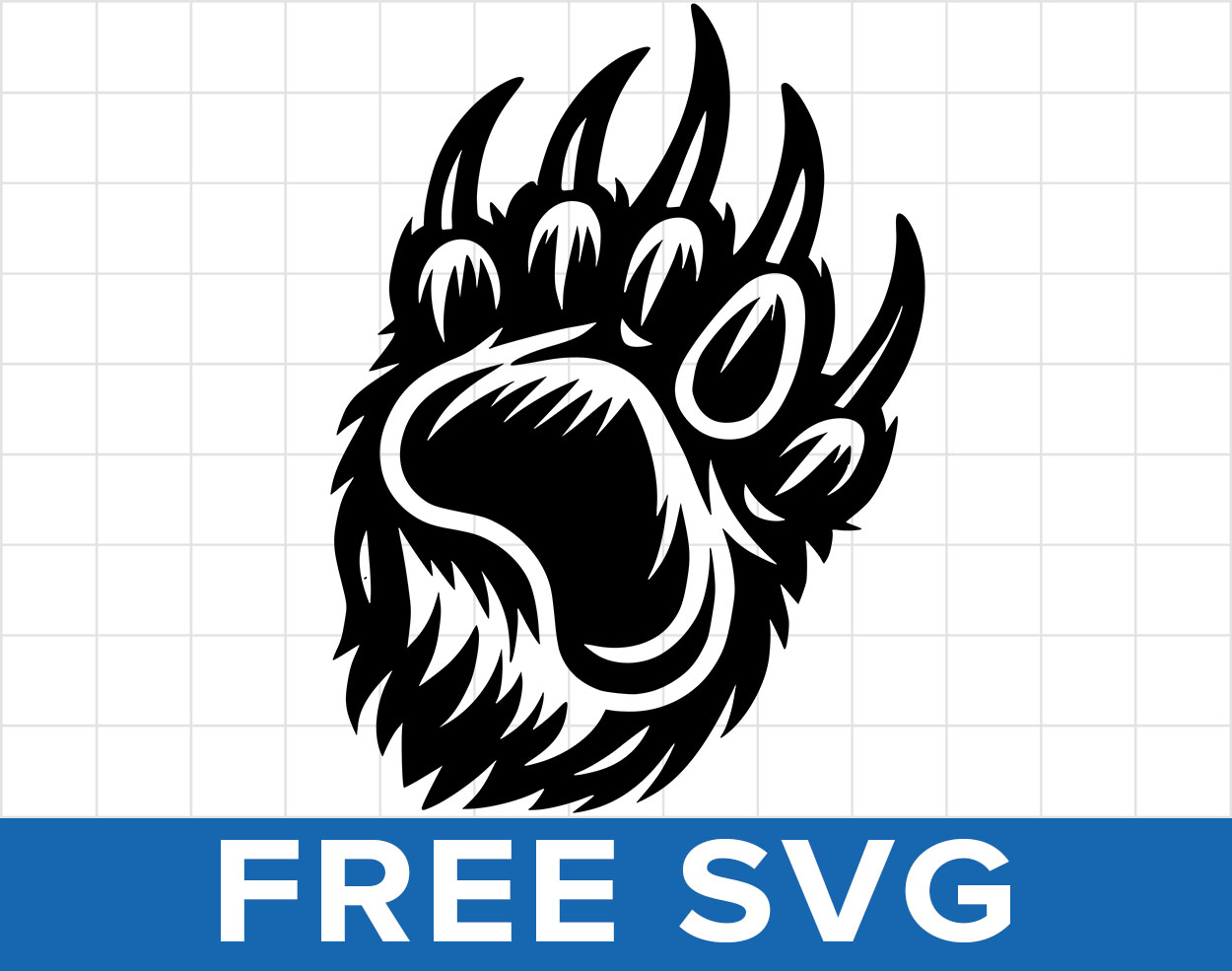 Bear Claws Scratch Svg - FreeSvgCut.org
